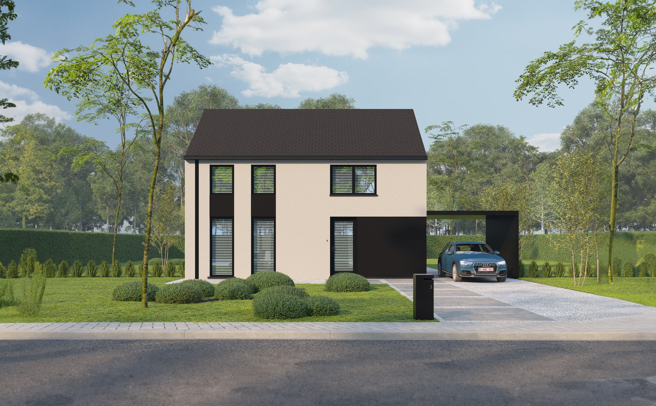 Maisons Blavier - Construction clé sur porte sur mesure