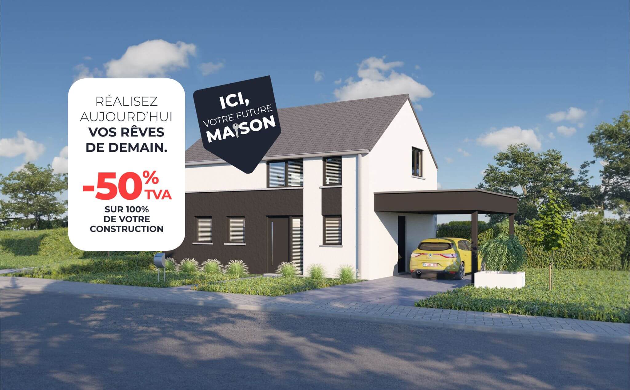 Maisons Blavier - Construction clé sur porte sur mesure