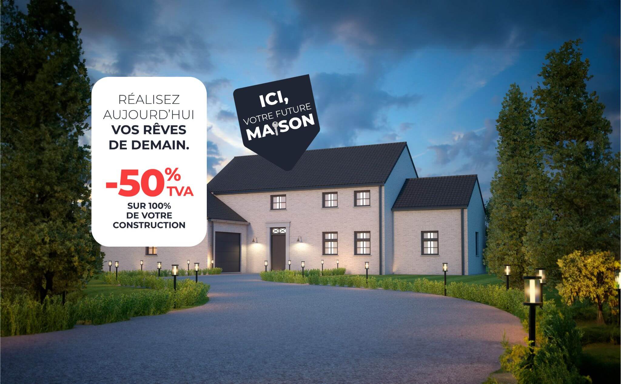 Maisons Blavier - Construction clé sur porte sur mesure