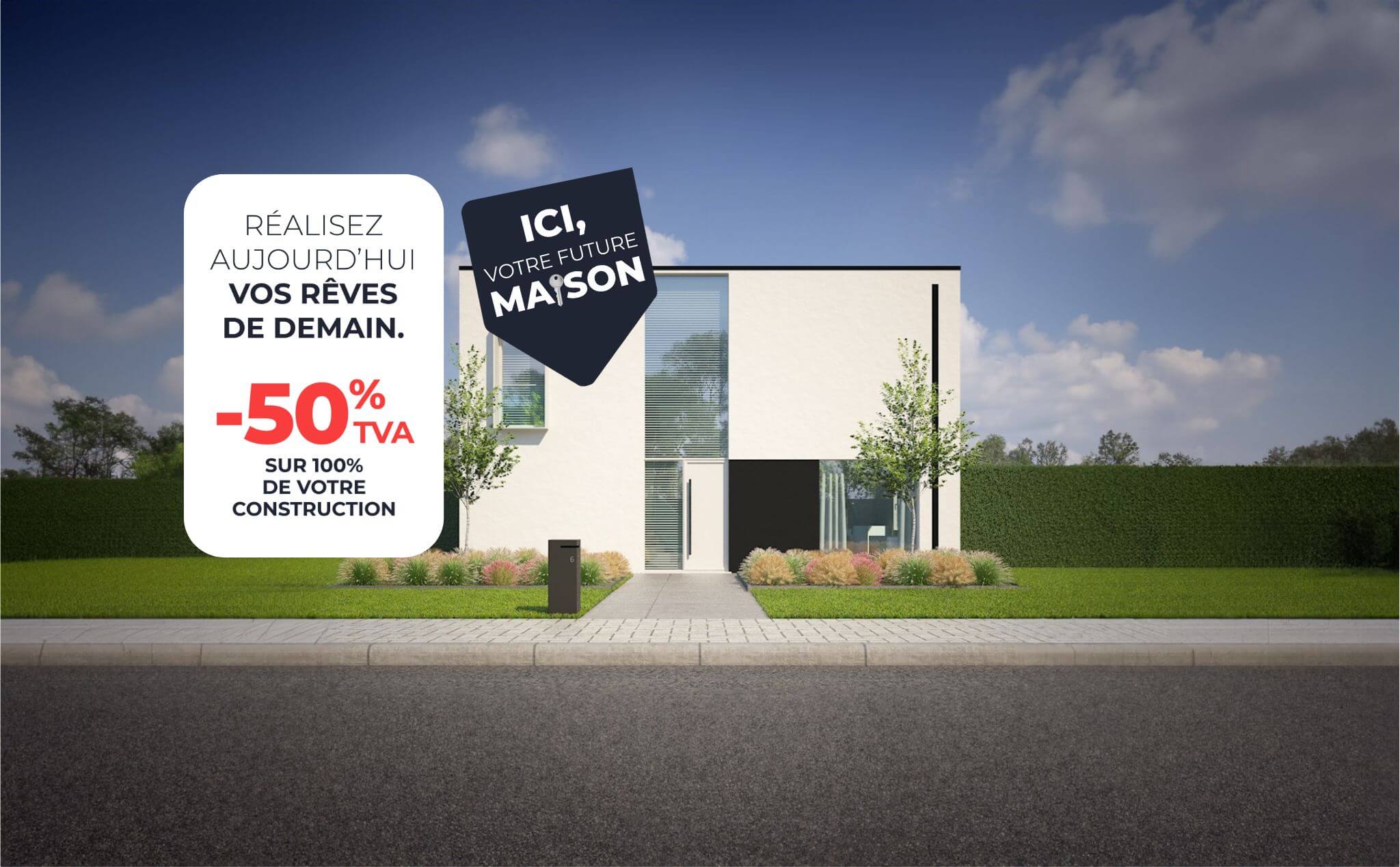 Maisons Blavier - Construction clé sur porte sur mesure