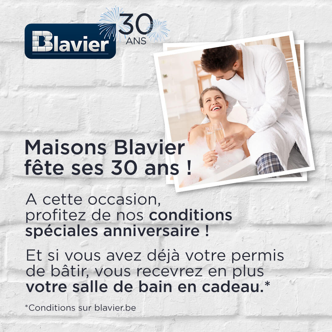 Maisons Blavier - Construction clé sur porte sur mesure